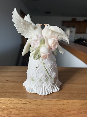 ROMAN, INC - WEDDING ELEGANCE COLLECTION - CAKE TOPPER/BELL - ROSES ...