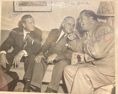 Broadcasters HOF Dizzy Dean HOF Al Helfer Signed Original Photo Jsa | eBay
