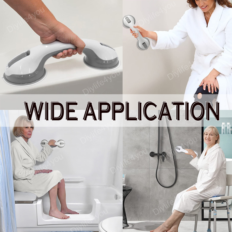 Bathroom Grip Tub Shower Bar Rail Bath Safety Handle Suction Cup ...