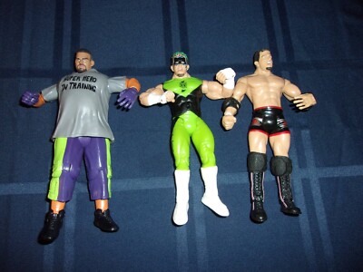 LOT 3 HURRICANE HELMS ROSEY GREGORY 2003 WWE ACTION FIGURE jakks ...