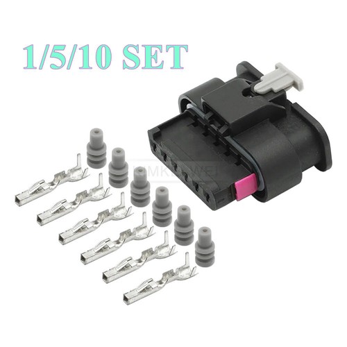 6 Pin/Way Automotive Taillight Connector Plug Kit for VW Audi Seat ...