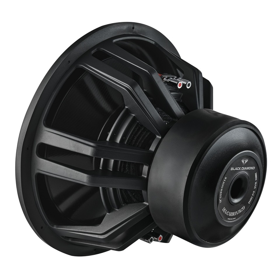 Black Diamond 18" High Excursion Subwoofer with Carbon Fiber Cone 3500W ...