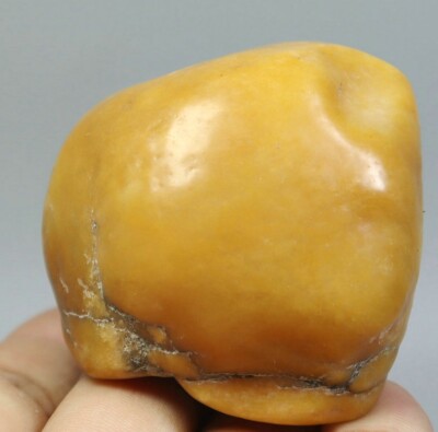 142g Natural Gold silk jade Rough Natural Quartz Crystal Jade Stone ...