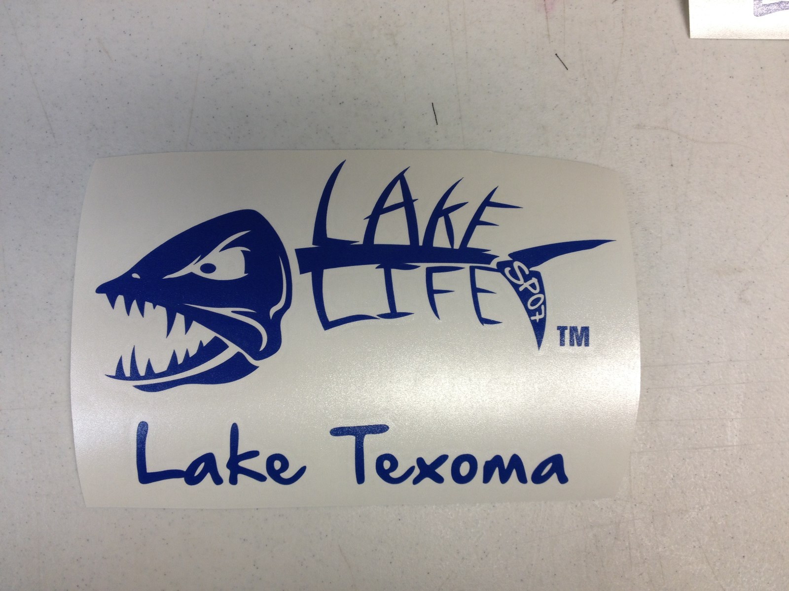 New Blue Lake Life Decal-Lake Texoma-sticker | eBay