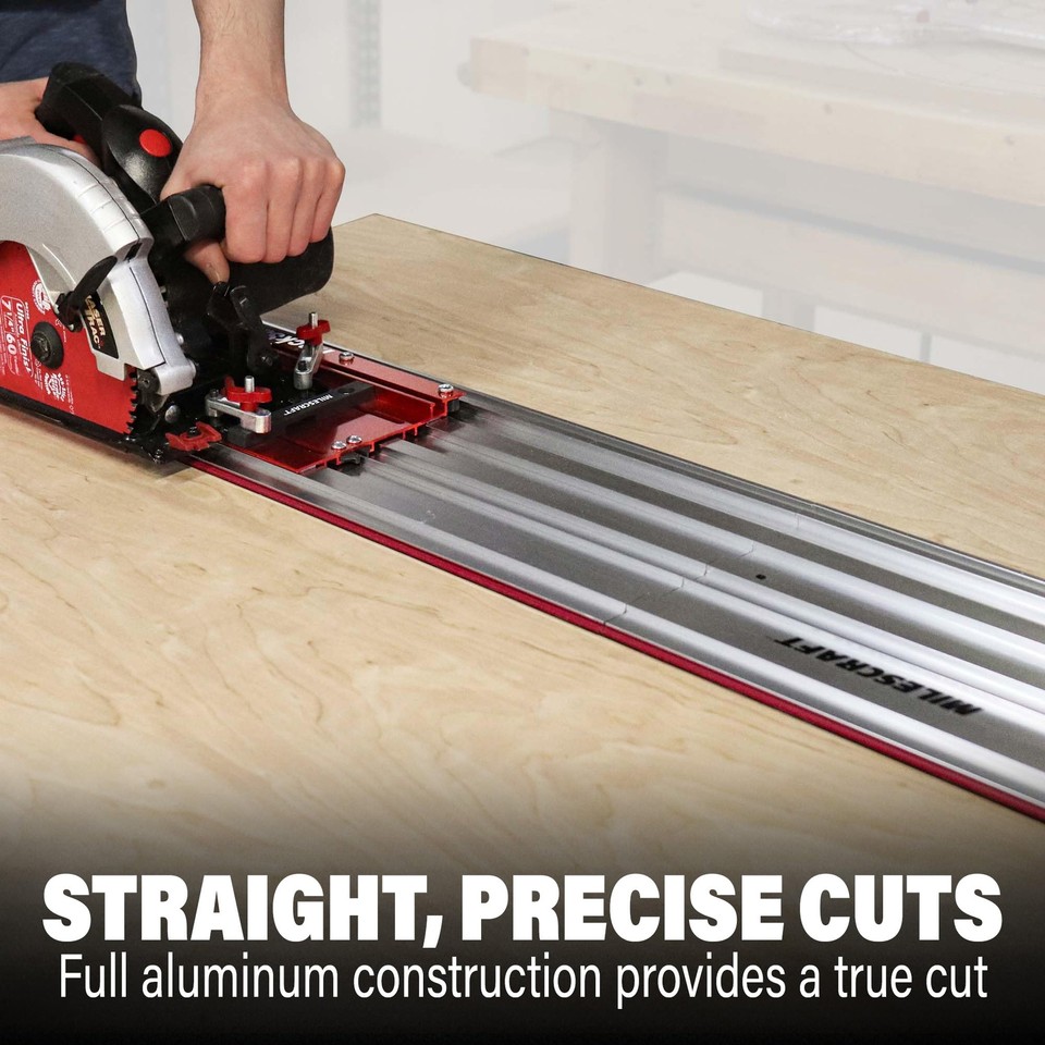 Milescraft 1409 Track Saw Guide - Universal for 7-1/4" Circular Saws ...