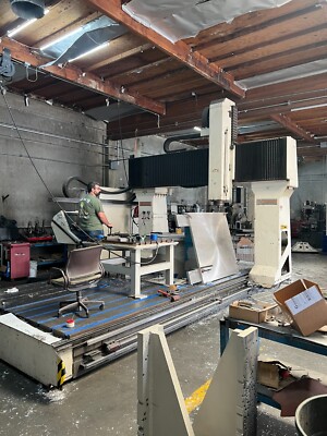 Zimmerman Model FZ30, 5 Axis Gantry Bridge Type Vertical Milling ...