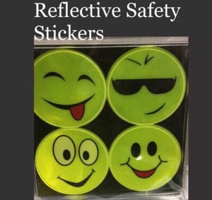2 X Children's Reflective High Visibility Hi-Viz Road Safety Reflector ...