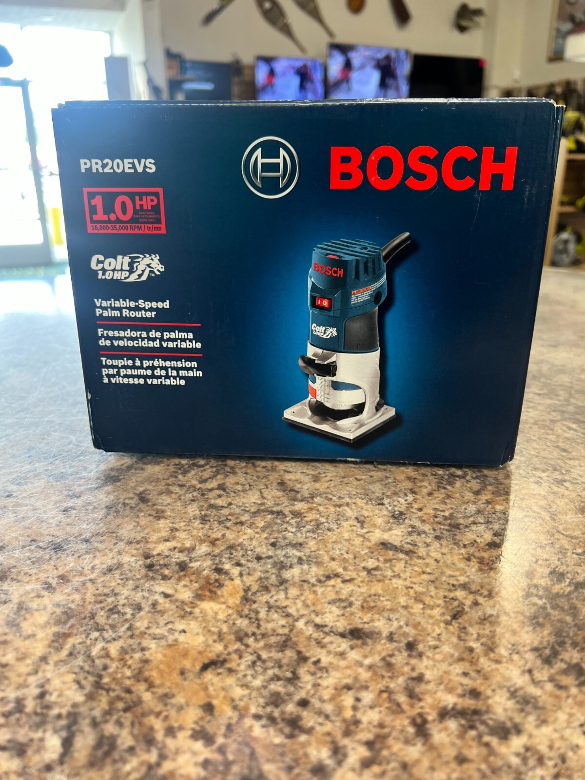 Bosch 1 HP 5.6 Amp Colt Electronic Variable-Speed Palm Router PR20EVS ...