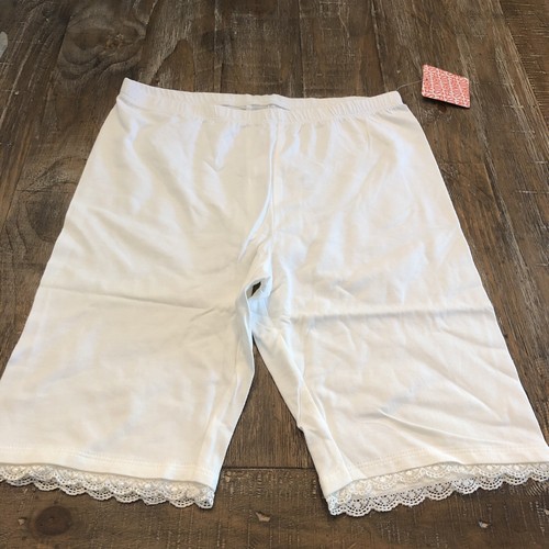 Fab Kids Bottom Lace Biker Short Size XL in White | eBay