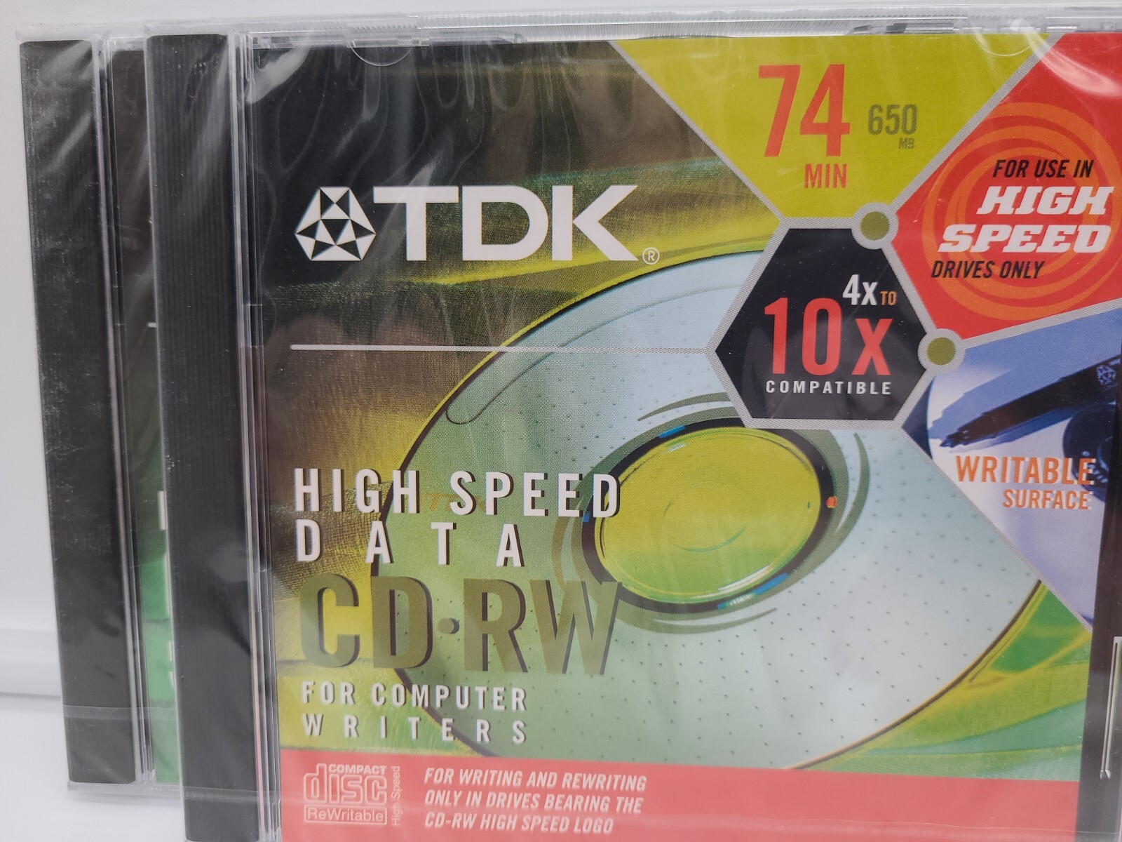 7-SEALED Rewritable Disc CD-RW TDK, HP, VERBATIM NEW Lot | eBay