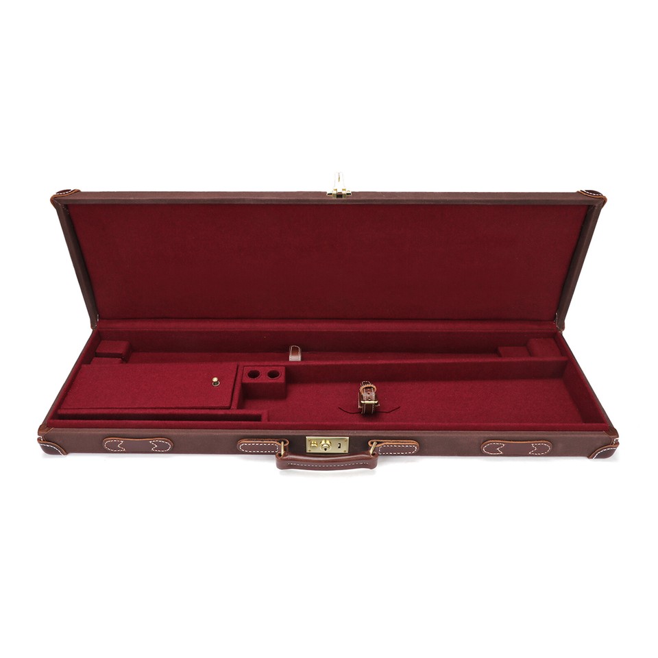 TOURBON Vintage Leather Takedown Shotgun Storage fit 28-32inch Barrel ...