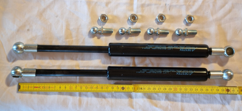 2x Gas Spring DESTEK 1650 N D: 27mm d: 14mm L: 400mm LIFT 601413042 ...