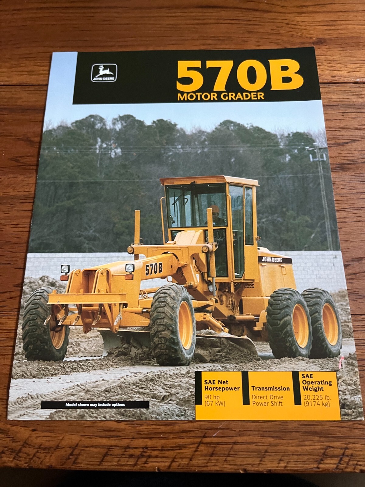 John Deere 570B Motor Grader Brochure FCCA | eBay