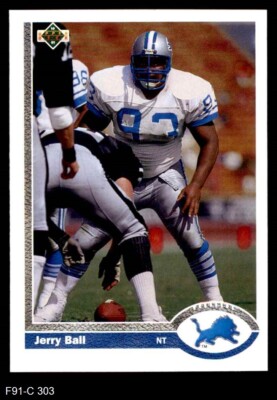 1991 Upper Deck #303 Jerry Ball Lions SMU 8 - NM/MT | eBay