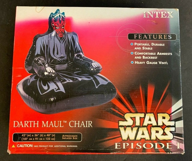 1999 Star Wars Episode 1 Darth Maul Inflatable Chair for sale online | eBay