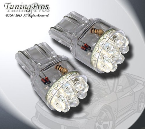 (1 Pair) Set of 2 pcs High Mount Stop Light T20 Wedge 9 Red LED Bulbs ...