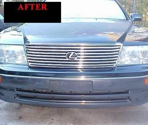 1990-2000 LEXUS LS400 CHROME GRILLE GRILLE TRIM 90 91 92 93 94 95 96 97 ...