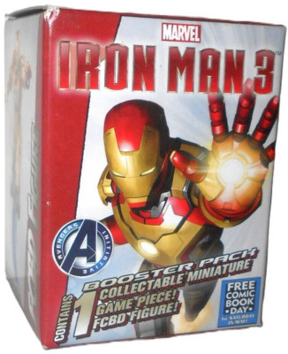 IRON MAN 3 marvel Heroclix booster pack free comic book day fcbd 2013 ...