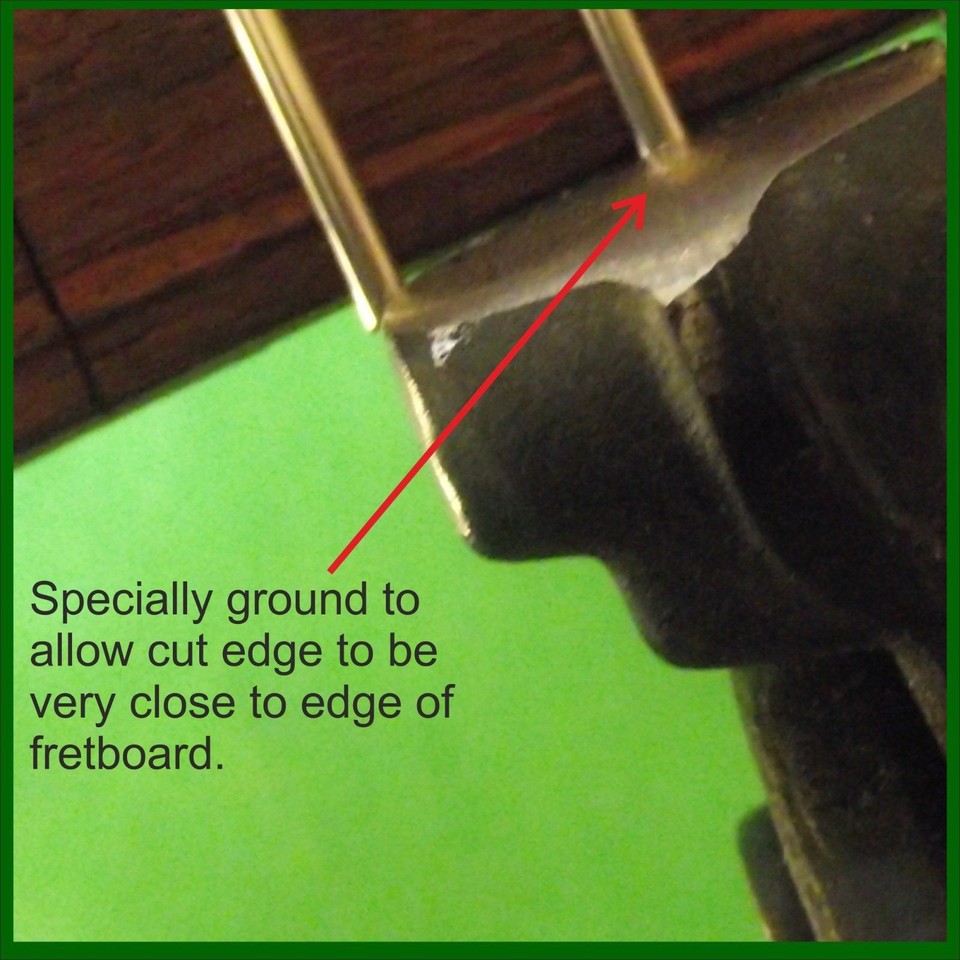 7in Guitar Fret Wire End Cutters Stainless Compatible Precision Luthier ...