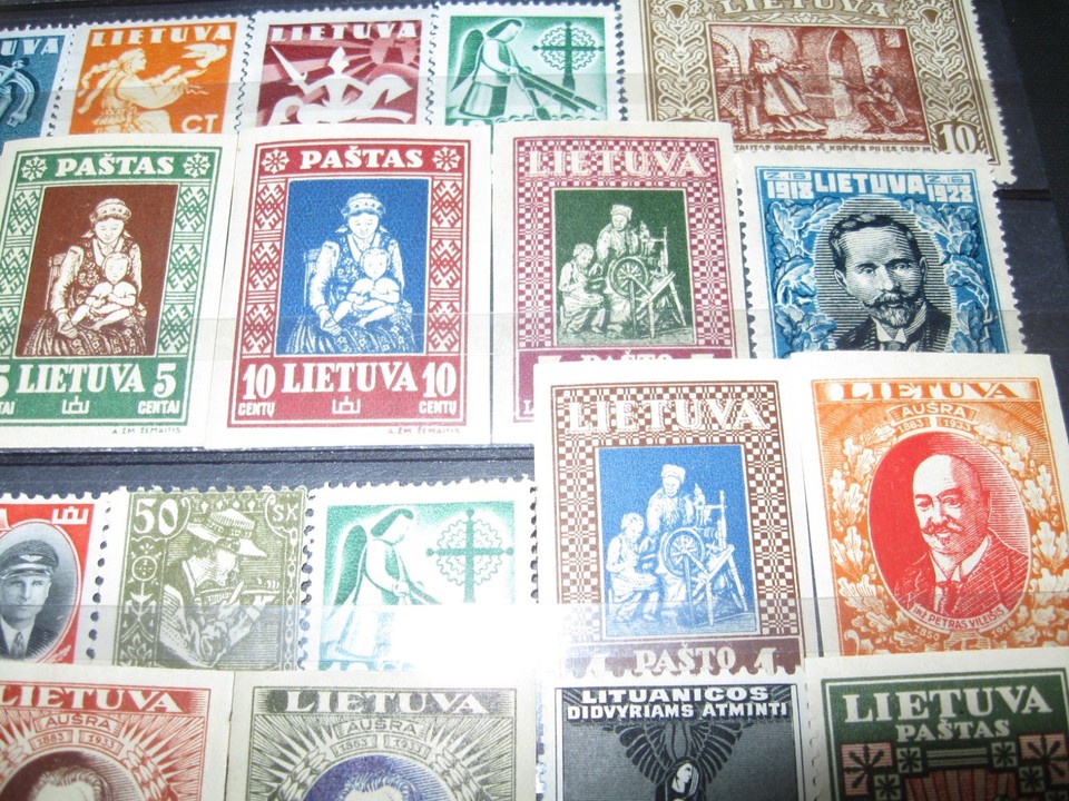 67 Vintage LITHUANIA LIETUVA Mint Stamps Nice CV | eBay