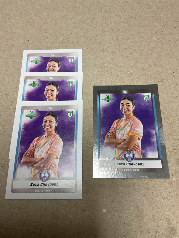 2025 Parkside NWSL Vol 1 Orlando Rookie Zara Chavoshi Common (3) Foil ...