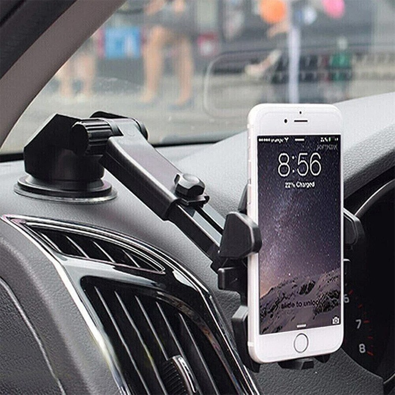 Universal Car Phone Holder Mount Dashboard Windshield Suction Phone ...
