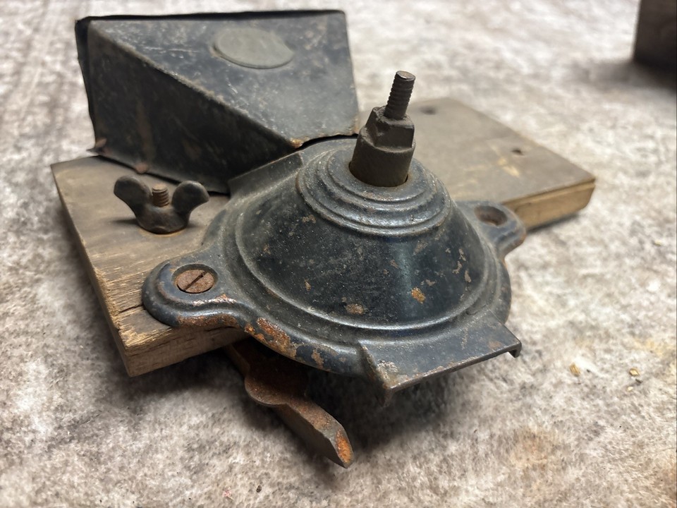 3 Antique 1860 Primitive Cast Iron Coffee Mill Grinder PARTS 1 - J&E ...