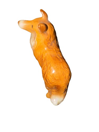 Vintage 1980’s Miniature Porcelain Lassie Collie Dog Figure | eBay