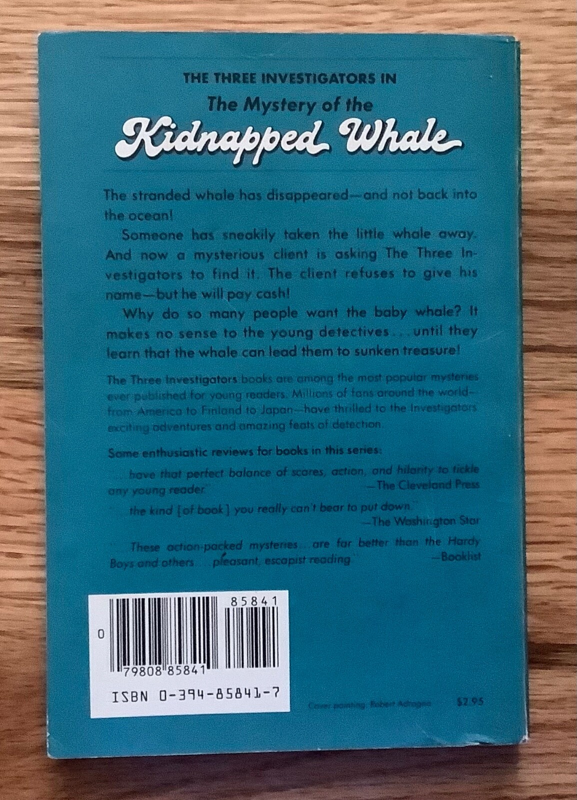 The Three Investigators Ser.: The Mystery of the Kidnapped Whale by ...