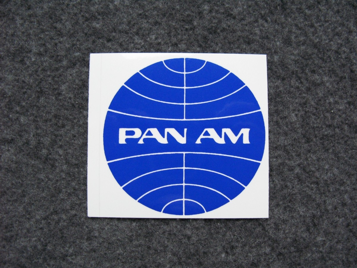 Pan American World Airways Logo Desert Cactus Pan Am Sticker Airway