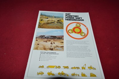 Caterpillar Planetary Power Shift Transmission Dealer's Brochure RPMD ...