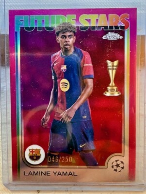 2024-25 Topps Chrome - Lamine Yamal - Future Stars Pink Parallel /250 ...