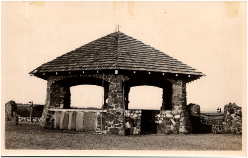 Vista House at Dry Falls State Park Washington WA 1940s RPPC Postcard ...