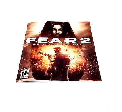 F.E.A.R. 2 / FEAR 2 Project Origin Manual Instruction Booklet ONLY ...