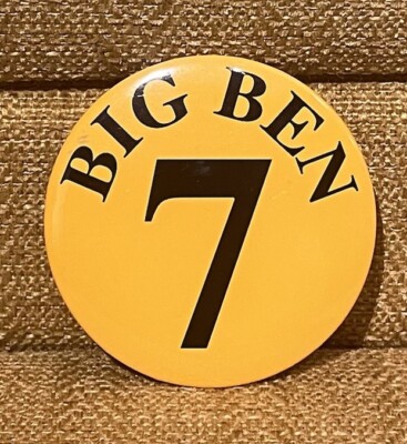 NFL Pittsburgh Steelers "Big Ben 7" Ben Roethlisberger 3" Pinback ...