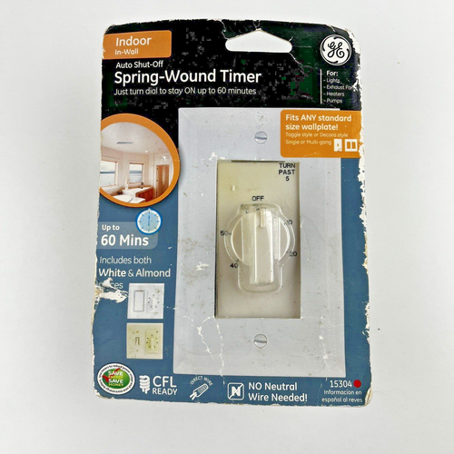 GE In-wall Spring Wound Countdown Timer 15304 for sale online | eBay