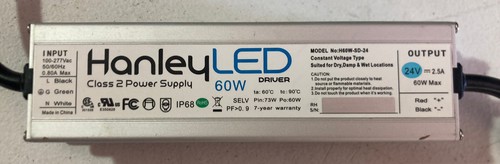 HANLEYLED SOLUTIONS H60W-SD-24 / H60WSD24 Hanley Led Driver Power ...