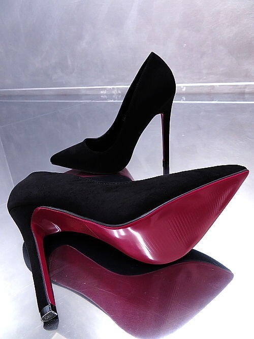 Diamantique original high heels classic pointy pumps black 36 | eBay