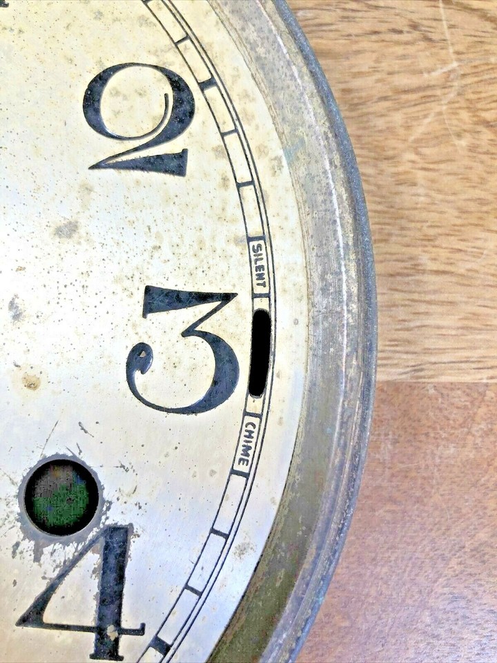 Kienzle Clock Dial Pan 7 5/16 Inch Diameter (See Pics To ID Mvmt ...