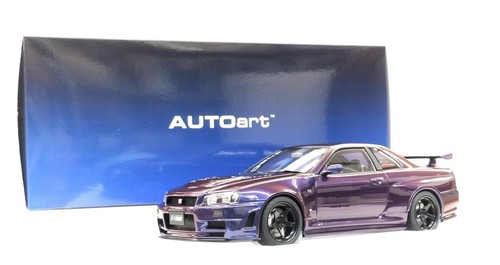 Autoart Nismo R34 Gt-R Z-Tune Midnight Purple 1/18 Minicar | eBay