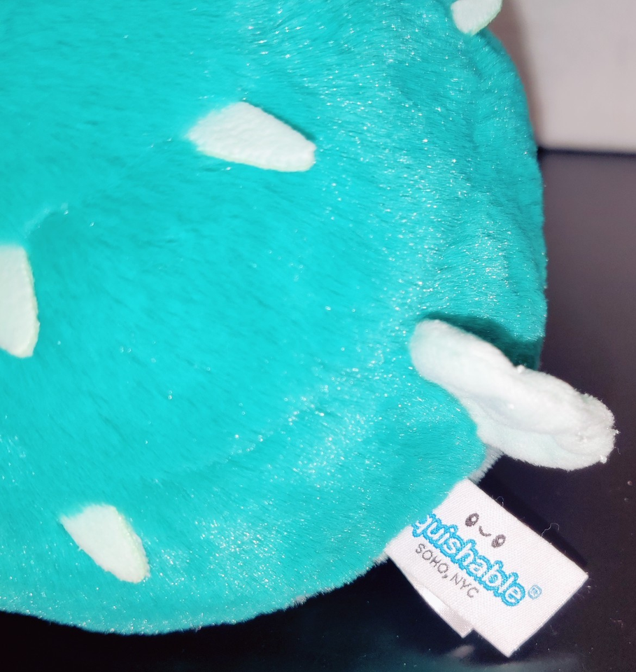 Squishable Blue Puffer Fish Plush Stuffed Animal Soft Snugglemi ...