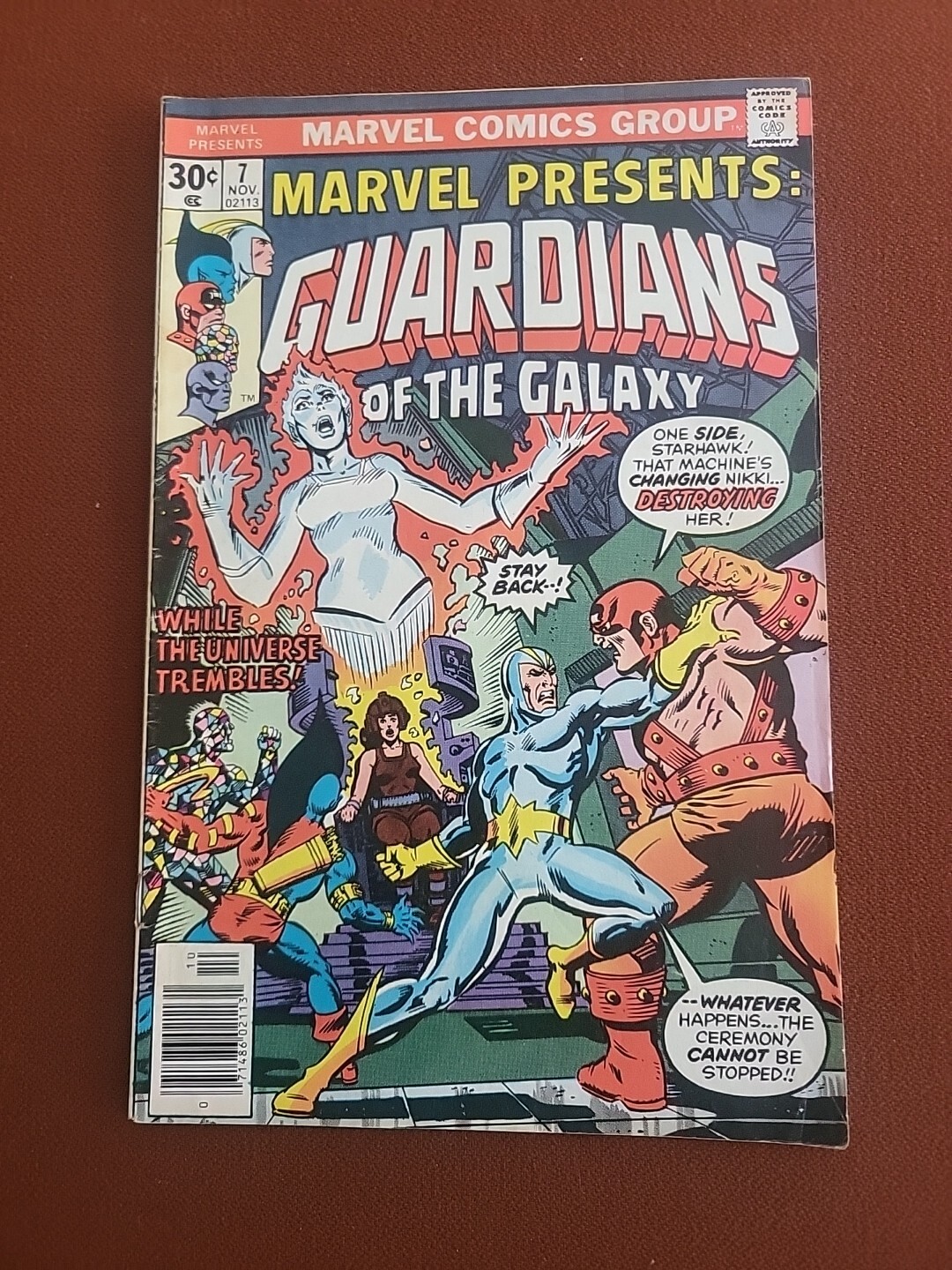 Marvel Comics MARVEL PRESENTS: GUARDIANS OF THE GALAXY #7 November 1976 ...