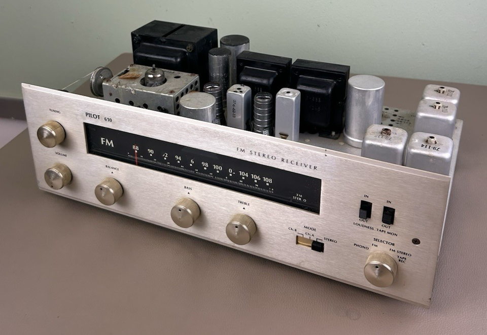 PILOT 610 FM STEREO TUBE RECEIVER PARTS/REPAIR | eBay