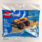 Sealed Lego 30369 City Beach Buggy Polybag NIP Easter Basket Set Surfer ...