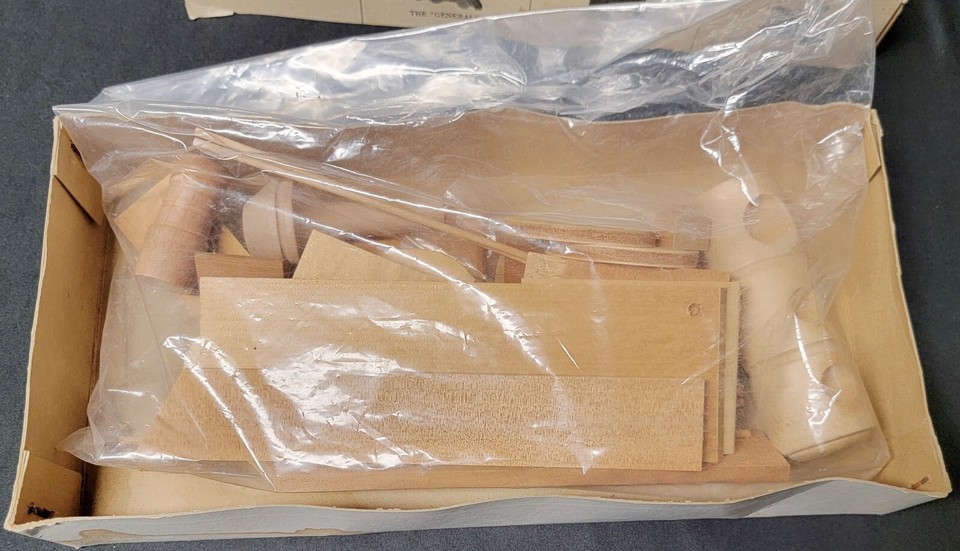 Vintage Capt CW Rogers #5053 Locomotive Authentic Wood Model Kit | eBay