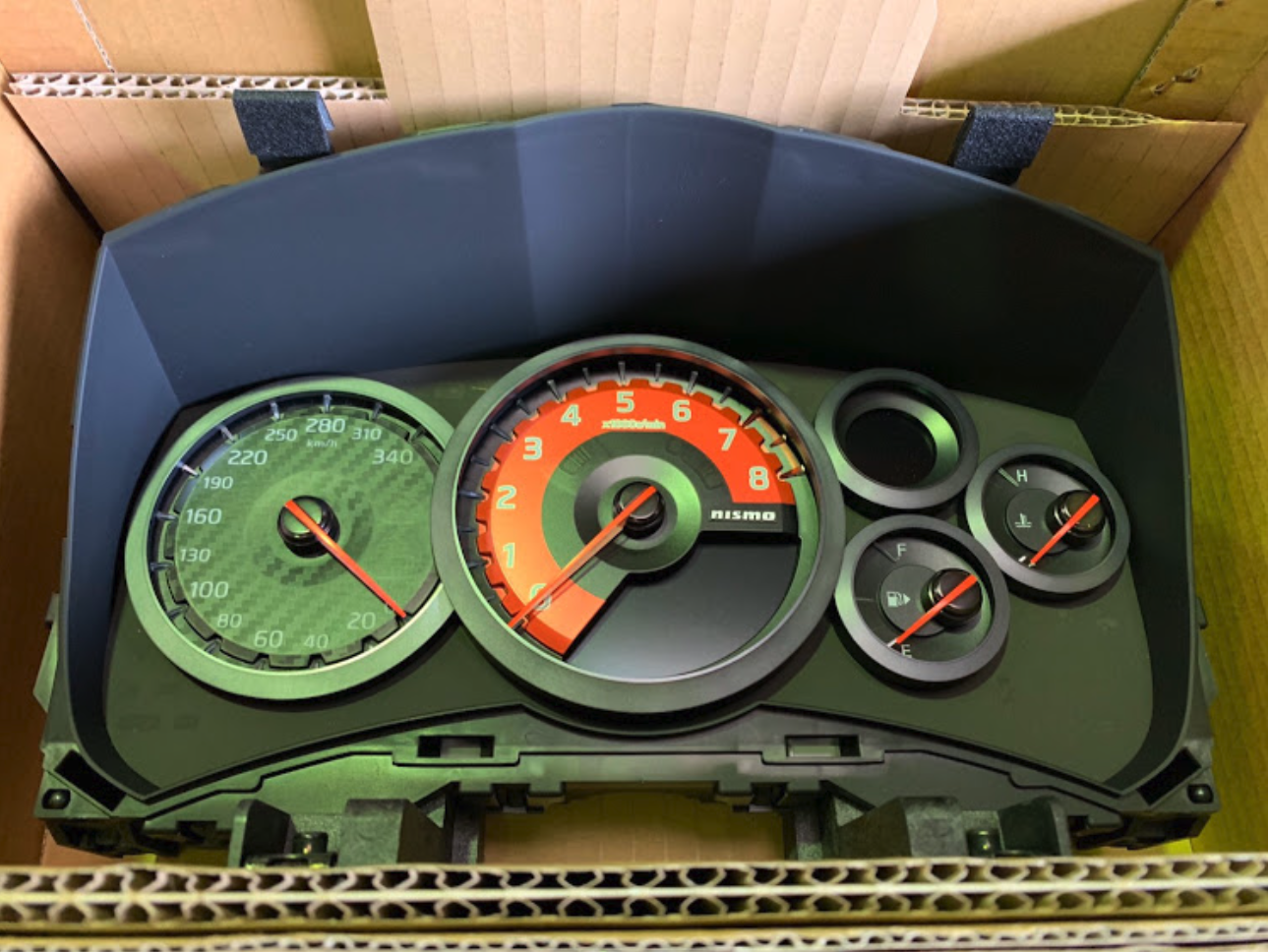 JDM NISMO OEM NISSAN R35 GT-R GTR INSTRUMENT SPEED GAUGE CLUSTER SPEED ...