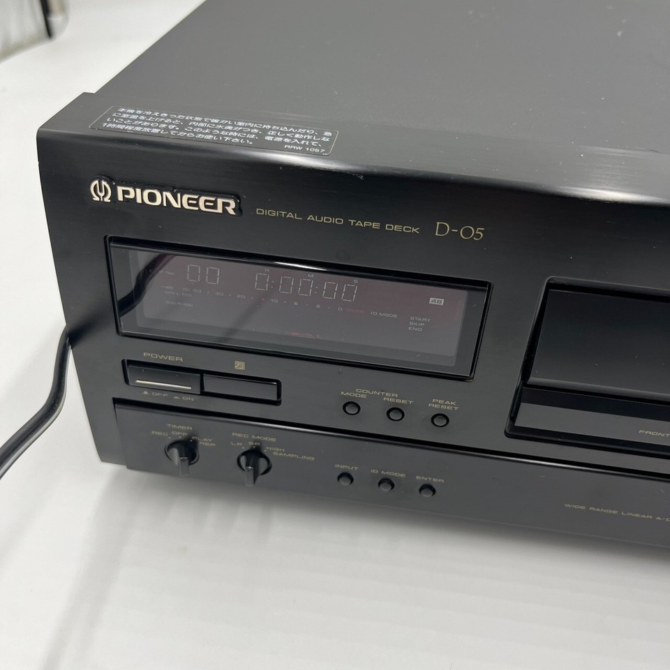 Digital Audio Cassette Tape Deck DAT｜Operation Confirmed Pioneer D-05 ...
