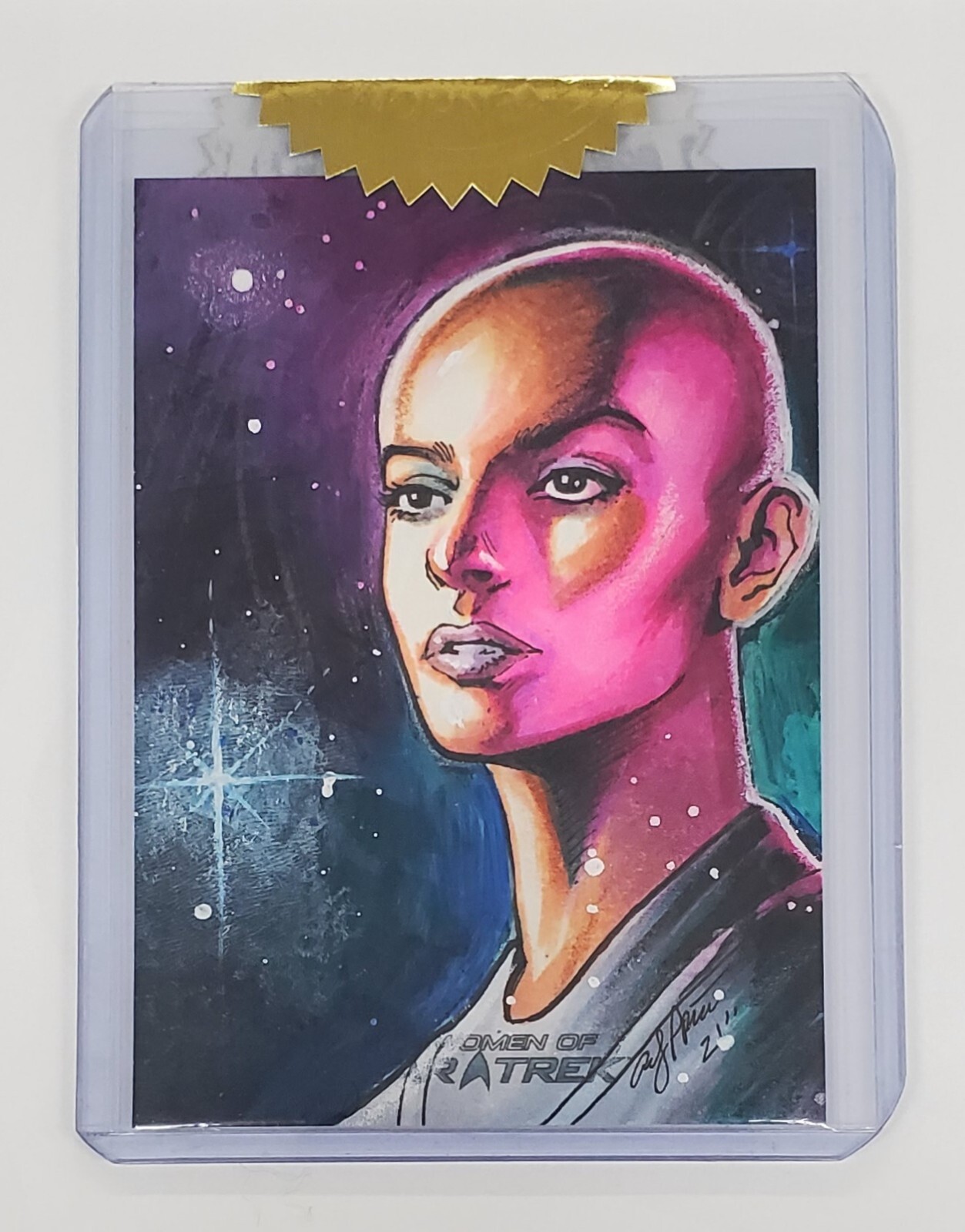 2021 Women of Star Trek Art & Images Ilia Sketch by Artist Andy Price ...