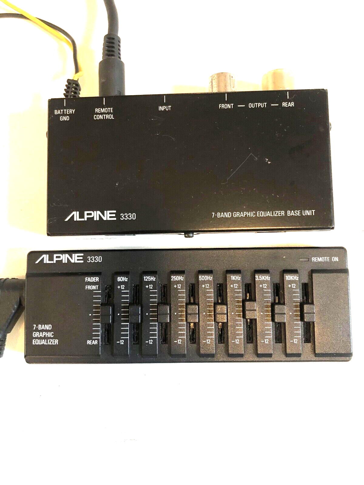 ALPINE 3330 Car 7-Band Graphic Equalizer Pre-Amp Vintage Made in Japan ...