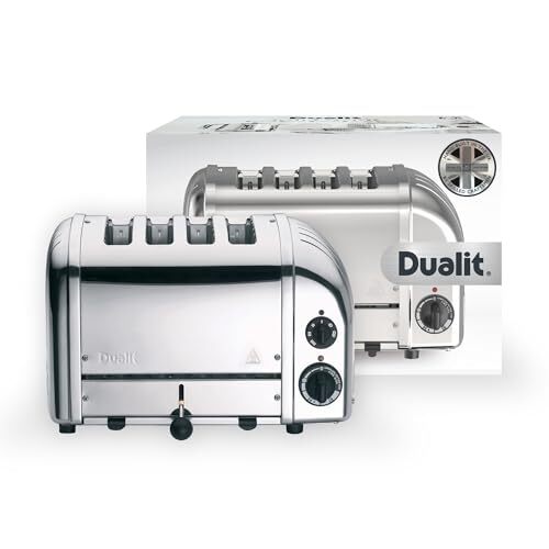 Dualit Classic 4 Slice NewGen Toaster - Stainless Steel - Hand Built in ...